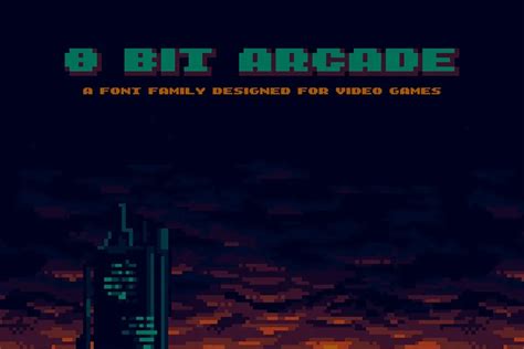 8 Bit Arcade Font Free Download And Preview Deefont