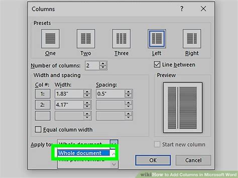 How To Add Columns In Microsoft Word Steps With Pictures