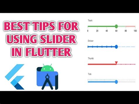 how to use the slider in flutter a super simple guide
