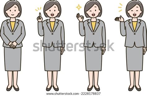 Illustration Set Facial Expression Variations Women Stock Vector Royalty Free 2228178837