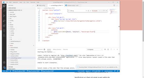 v8 7rc grid layout leaves visible div tags · issue 8721 · umbraco