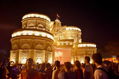 50 Incredible Photos Of Kolkata Durgapuja Pandals Orange Wayfarer