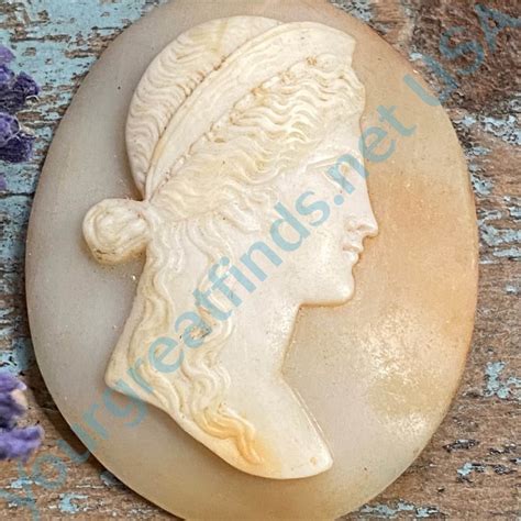 Antique Italian Hand Carved Shell Cameo Unset Yourgreatfinds