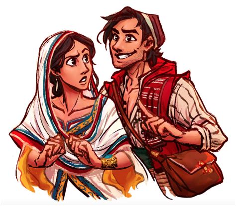 Aladdin And Princess Jasmine S First Meeting From Disney S Live Action
