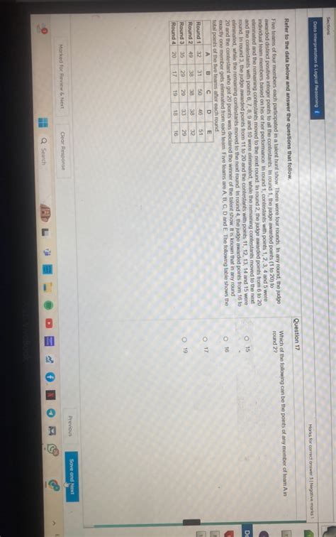 Sections Data Interpretation 8 Logical StudyX