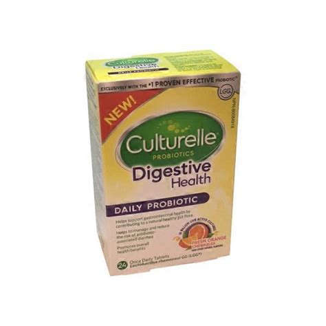 Culturelle Probiotics Digestive Health Orange Chewables Tablets 24 Ct