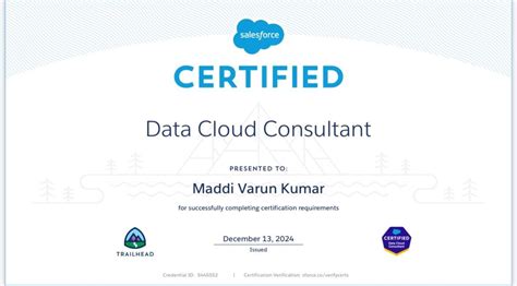 Varun Kumar Maddi On Linkedin Salesforce Datacloud Learning
