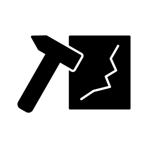 Unique Break Glass Vector Icon 14706342 Vector Art At Vecteezy