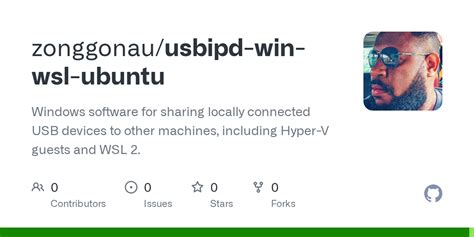 Github Zonggonauusbipd Win Wsl Ubuntu Windows Software For Sharing Locally Connected Usb