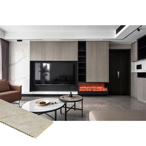 3D Interior Nightclub Padded Fluted PVC Wood Plastic Composite WPC