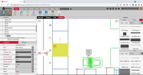 DCIM Software Racks Capacity Visual Overrides Graphical Networks DCIM Network