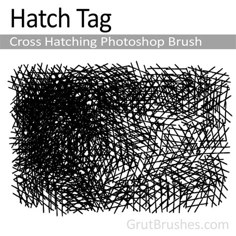 Cross Hatching Photoshop Brush