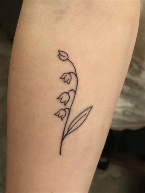 Lily Of The Valley Done By Patrick At Autonomy Tattoo In Rochester MN