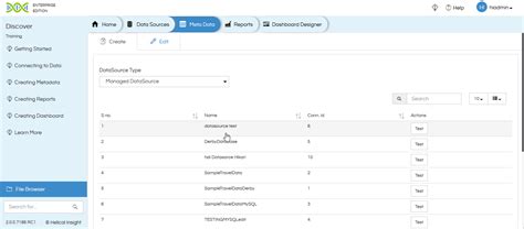 getting started with adhoc designer helical insight