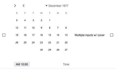 Bug Item With Multiple Inputs Including Datetime Renders Incorrectly