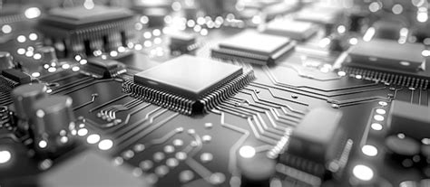 Premium Photo Closeup Of A Circuit Board With Microchips