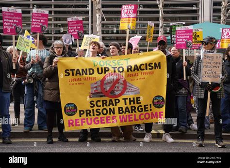 People Take Part In An Anti Racism March In Central London Orgainised