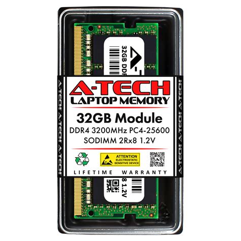 32 GO DDR4 3200 MHz PC4 25600 SoDIMM Ordinateur Portable Mémoire RAM