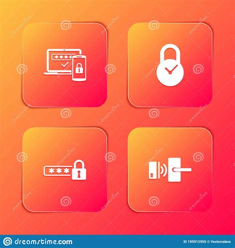 Set Two Steps Authentication Padlock With Clock Password Protection And Digital Door Wireless