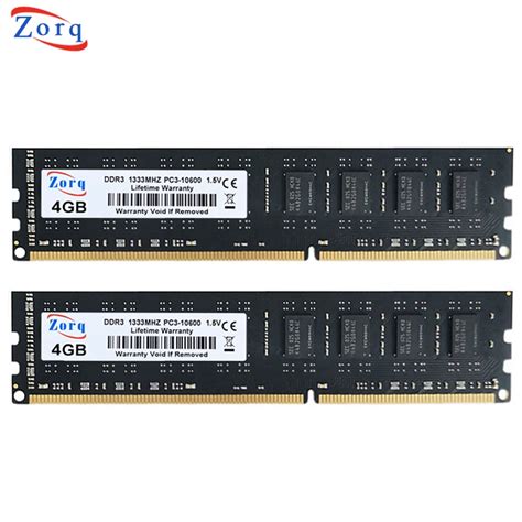 2pcs Zorq Ddr3 Ddr2 Ram 2gb 4gb 1333mhz 800mhz 1600mhz 1866mhz Pc2 6400