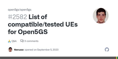 List Of Compatibletested Ues For Open5gs · Open5gs Open5gs