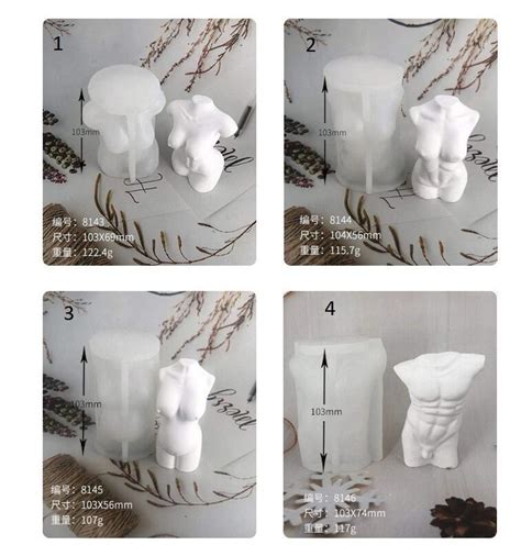 3d Cuerpo Humano Molde De Silicona Para Resina Mujer Cuerpo Etsy