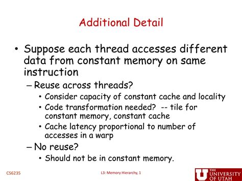 ppt memory hierarchy optimization iii data placement and bandwidth