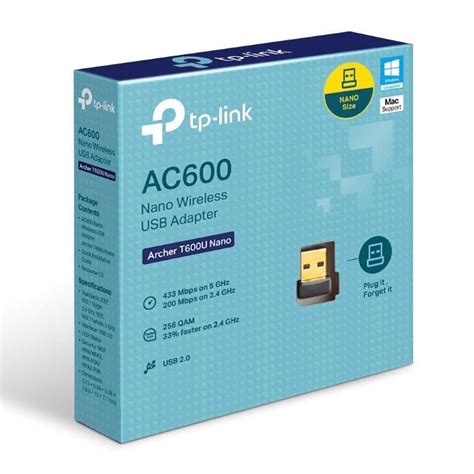 Tp Link Archer T600u Nano Ac600 Wireless Usb Adapter