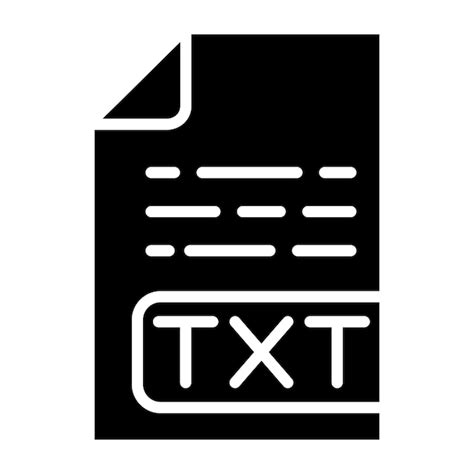 Premium Vector Txt File Vector Icon Design Illustration