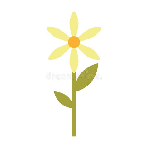 Colored Flower Icon Vector Stock Illustration Illustration Of Natural