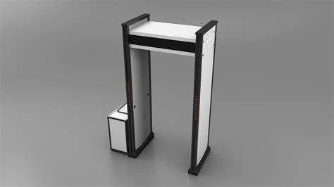 Multizone Door Frame Metal Detector 3d Model Cgtrader