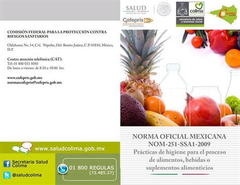 Norma Oficial Mexicana NOM 251 SSA Vaal Arroyo UDocz