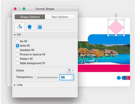 Format Task Panes In Powerpoint 365 For Mac