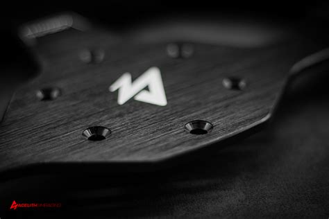 Rim Ace One V2 C30 Suede And Red Stitching Acelith Design Sim Racing