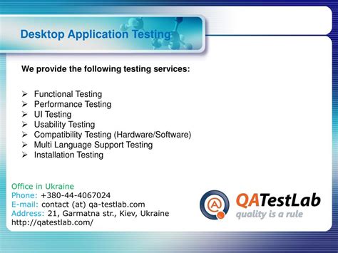 Ppt Desktop Application Testing Powerpoint Presentation Free Download Id161272