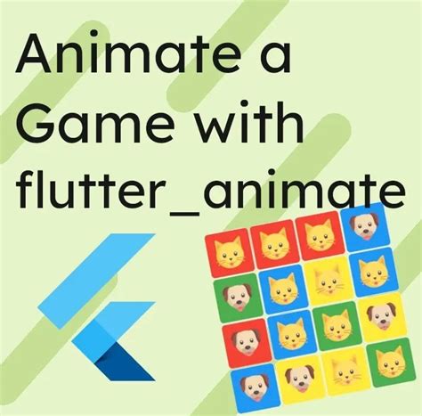 using flutter animate for a flutter game animation r flutterdev
