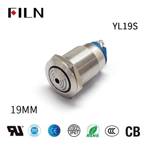 Great Metal Buzzer 19mm Two Screw Pins Metal Buzzer Loud Flash Sound Explosion Proof Buzzer