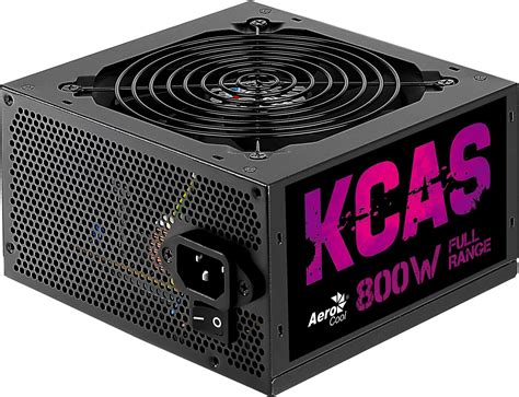 Fonte Gamer Atx Kcas 800w Pfc Ativo 80 Plus Bronze Aerocool Br