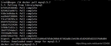 centos7 docker安装mysql5 7 9、在公共仓库使用docker pull下拉centos7镜像、mysql5 7镜像 并查看