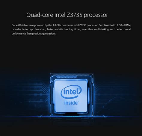Cube I10 Intel Z3735f Quad Core 18ghz 106 Inch Dual Boot Tablet Sale