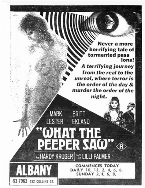 What The Peeper Saw 1972