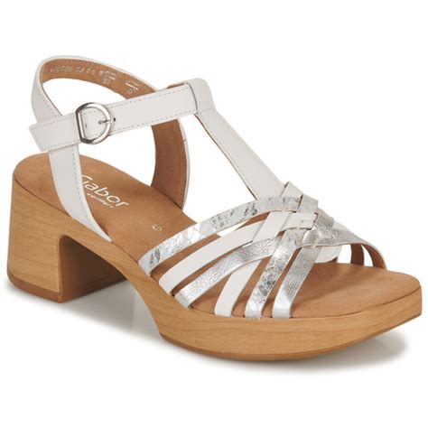 Gabor 2272351 White Silver Fast Delivery Spartoo Europe Shoes