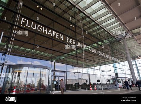 Main Entrance Of The Berlin Brandenburg Airport BER Berlin Germany
