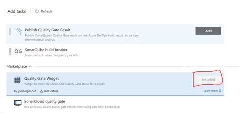 Unable To See Add Option For The Task In Azure Build Pipeline That Is Already Installed Stack
