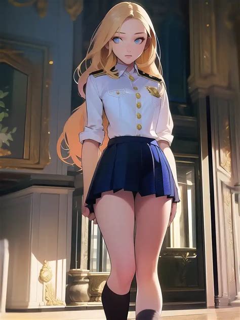 Ai Art Schoolgirl Sophia By Jefferson Pixai
