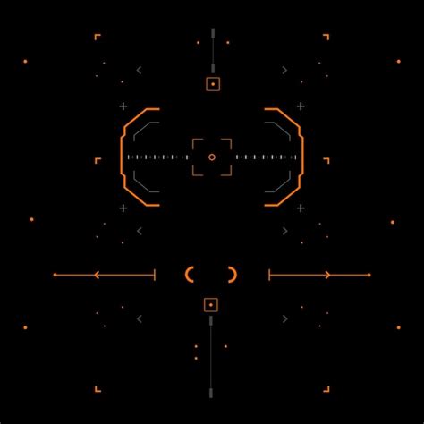 Premium Vector Target Hud Set 001