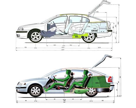 Шкода октавия габаритные размеры автомобиля