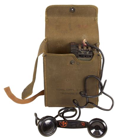 Original Us Wwii Korean War Era Army Field Telephone Original Mod