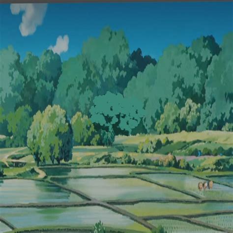 3d Model Ghibli Trees Vr Ar Low Poly Cgtrader