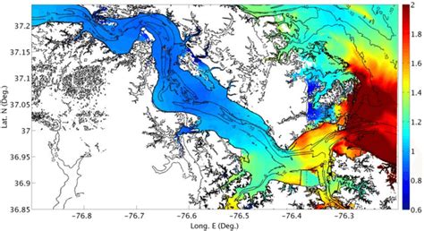 Simulation With Funwave Tvd Mhw Slr Reference Level Of The Calibrated